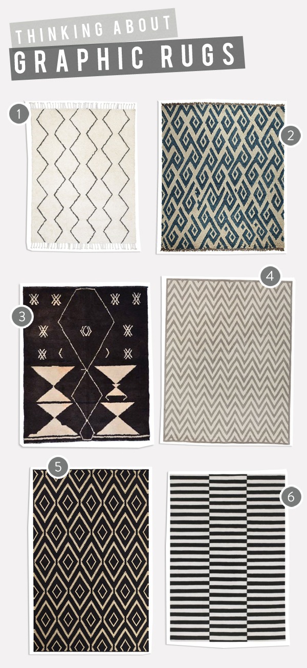 Thinking About : Graphic Rugs - Deuce Cities Henhouse